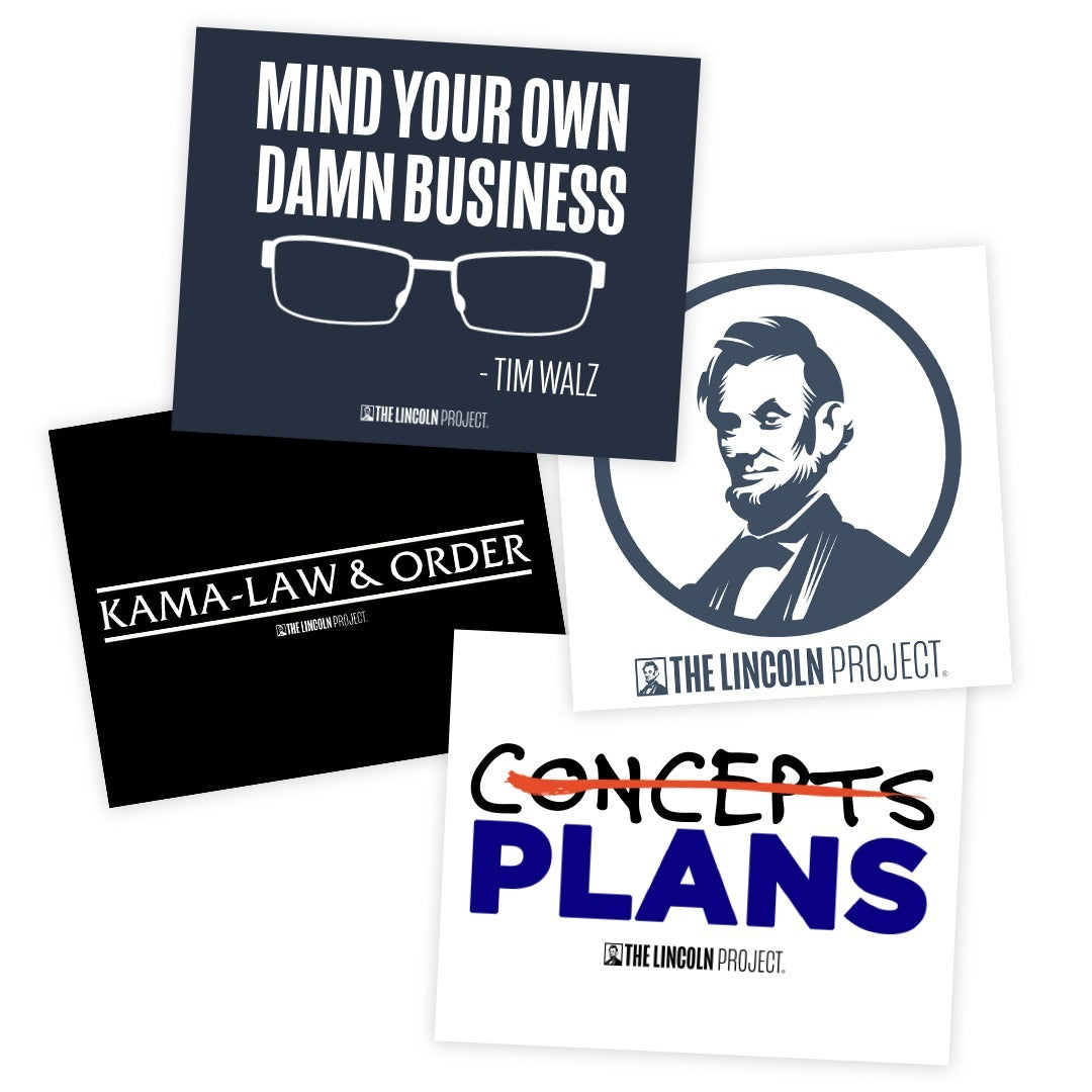 2024 Sticker Pack – The Lincoln Project